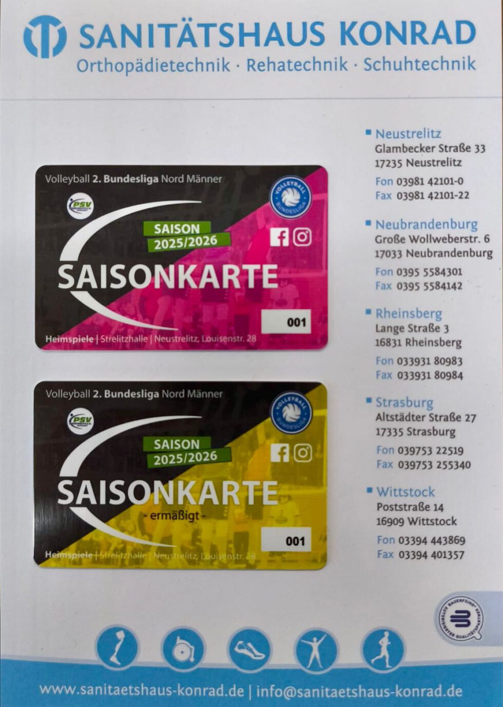 Jetzt Dauerkarte sichern – für die Saison 2025/2026! | PSV Neustrelitz Volleyball